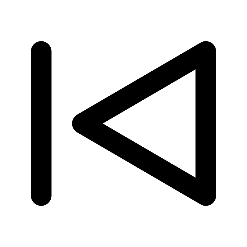 Player-skip-back - Free vector icons on creazilla.com