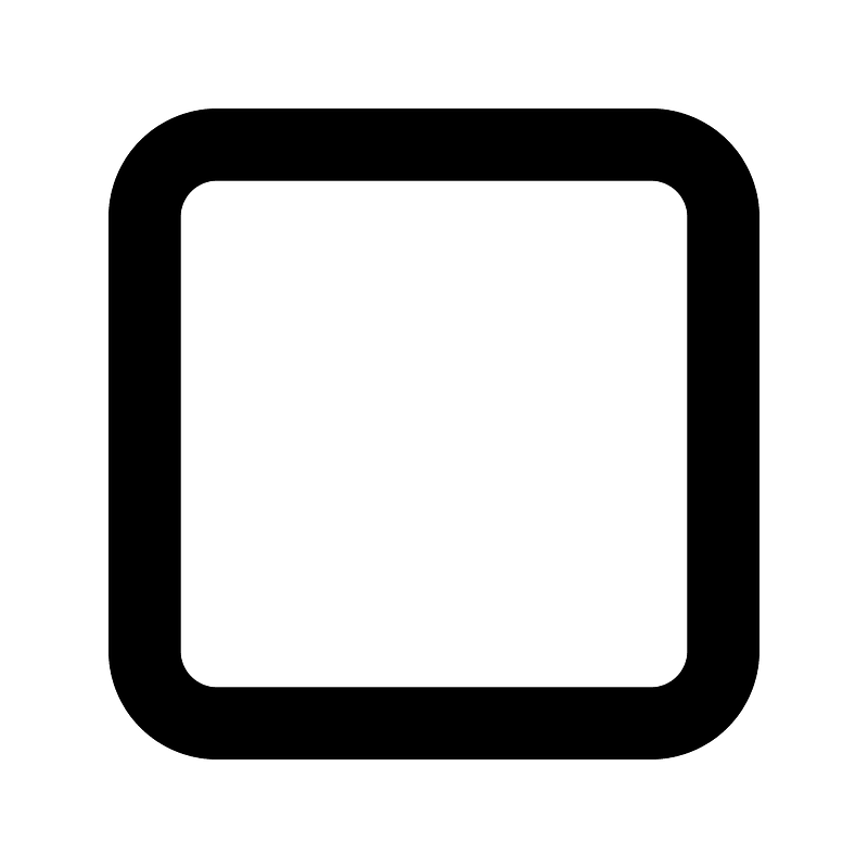 Square icon. Free download transparent .PNG | Creazilla