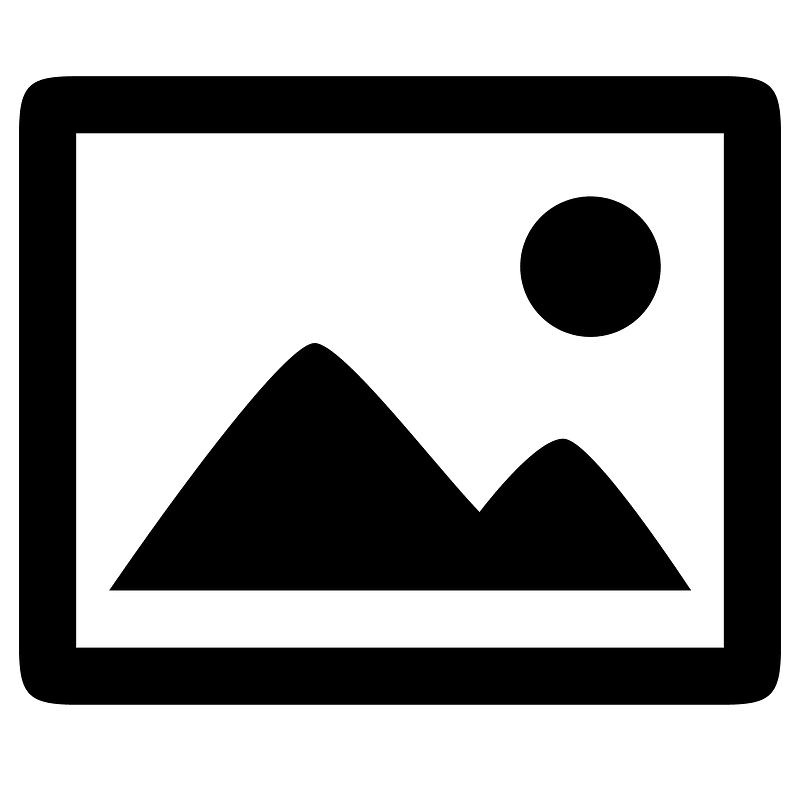 Image outline icon. Free download transparent .PNG | Creazilla