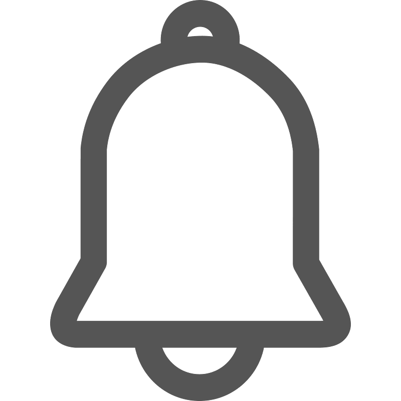 Bell icon. Free download transparent .PNG | Creazilla