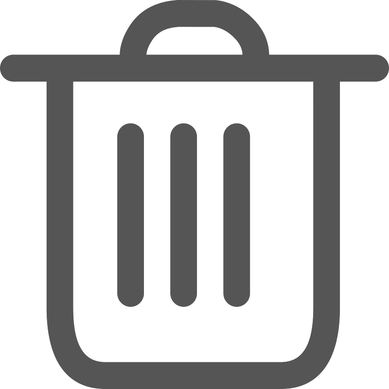 Delete Icon Free Download Transparent PNG Creazilla
