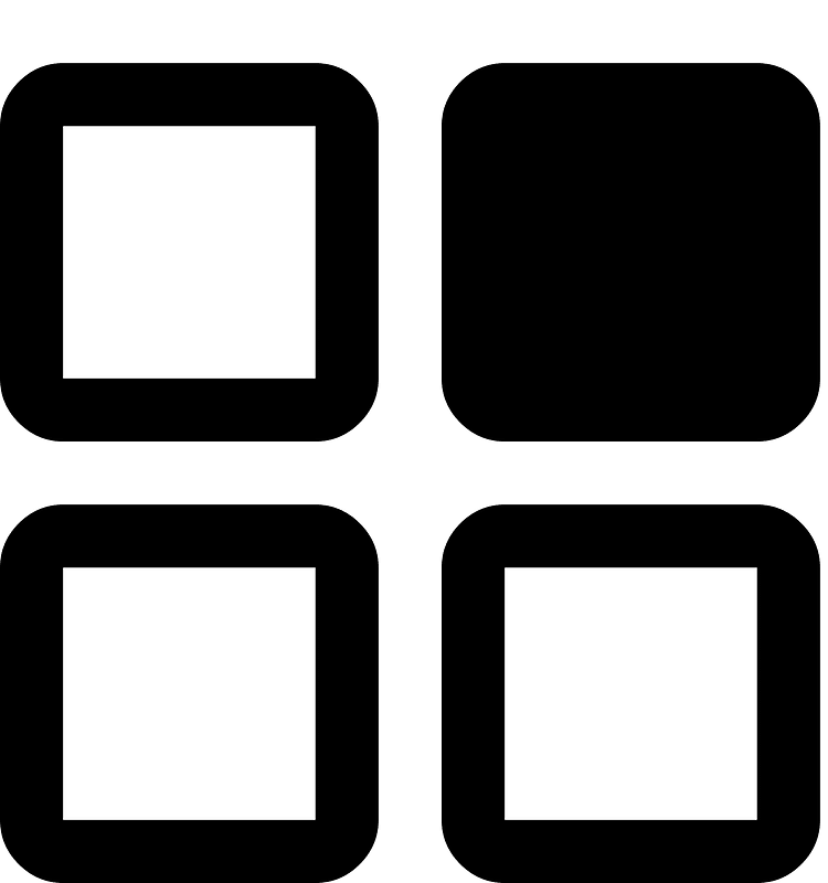 App menu icon. Free download transparent .PNG | Creazilla