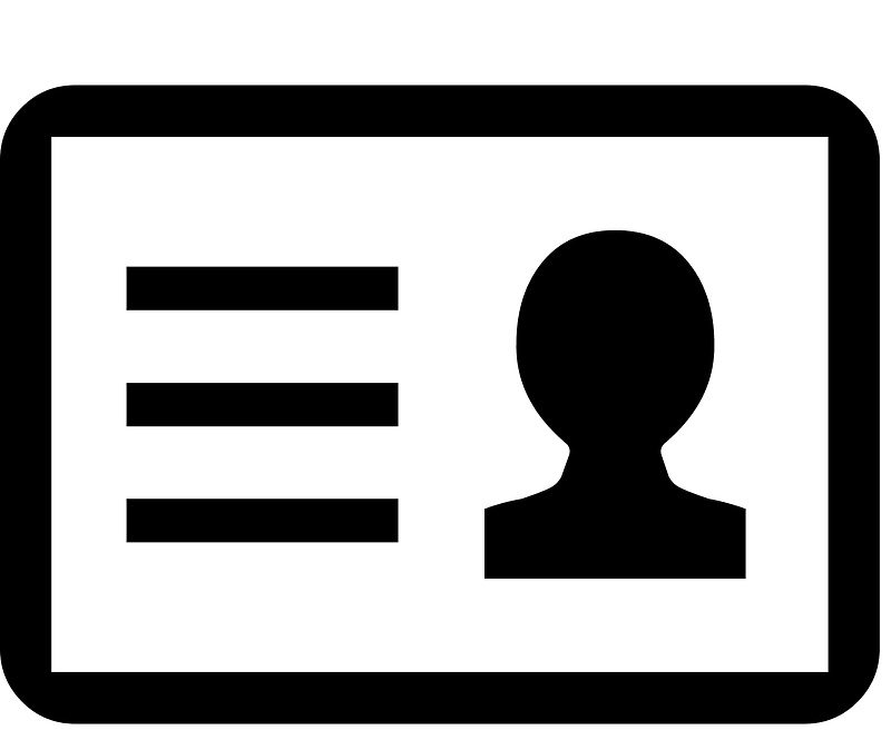 Id card icon. Free download transparent .PNG | Creazilla