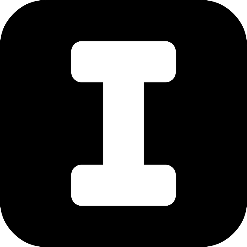 Rounded letter i icon. Free download transparent .PNG | Creazilla