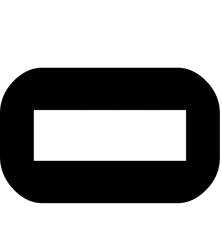 Rounded rectangle icon. Free download transparent .PNG | Creazilla