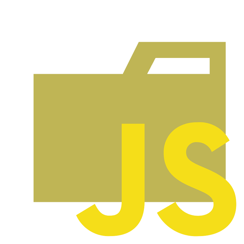 Folder type js icon. Free download transparent .PNG | Creazilla