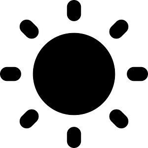 Brightness icon. Free download transparent .PNG | Creazilla