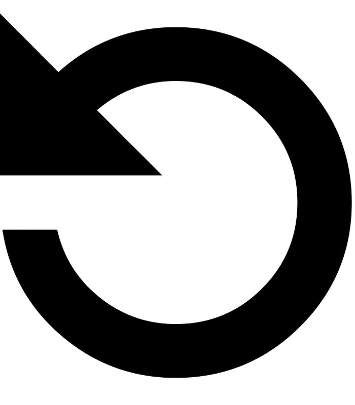 Rotate left icon. Free download transparent .PNG | Creazilla