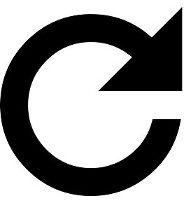 Rotate outline icon. Free download transparent .PNG | Creazilla