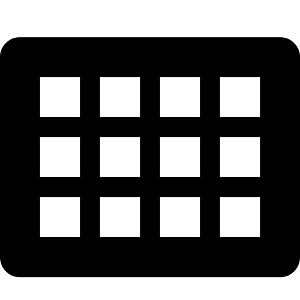 Table icon. Free download transparent .PNG | Creazilla