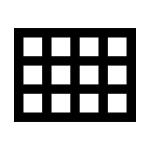 Grid icon. Free download transparent .PNG | Creazilla