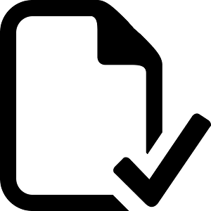 Check File icon. Free download transparent .PNG | Creazilla