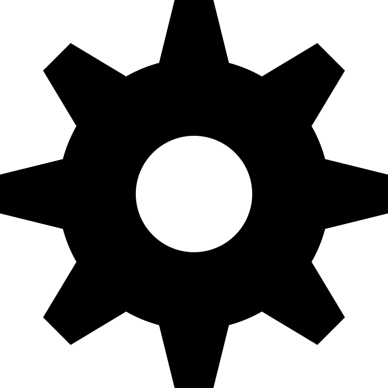 Cog - Free vector icons on creazilla.com