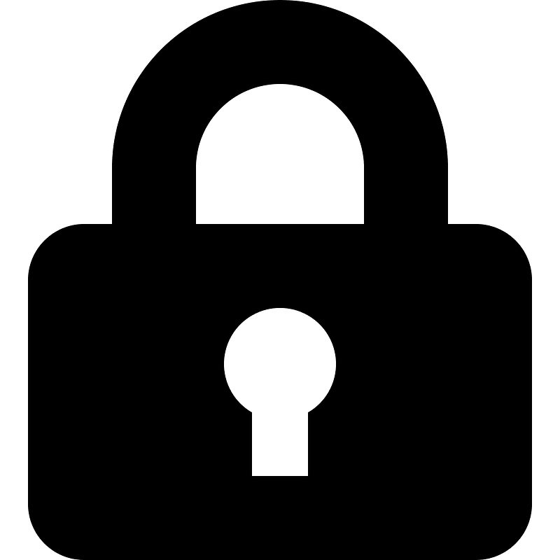 Lock-closed icon. Free download transparent .PNG | Creazilla