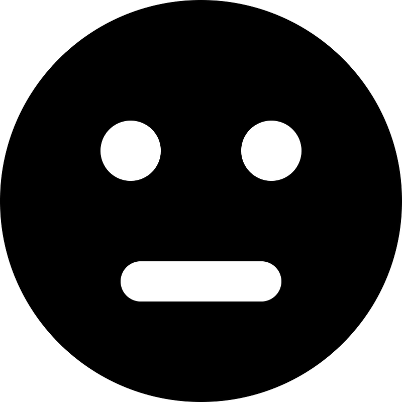 Mood-neutral-solid icon. Free download transparent .PNG | Creazilla