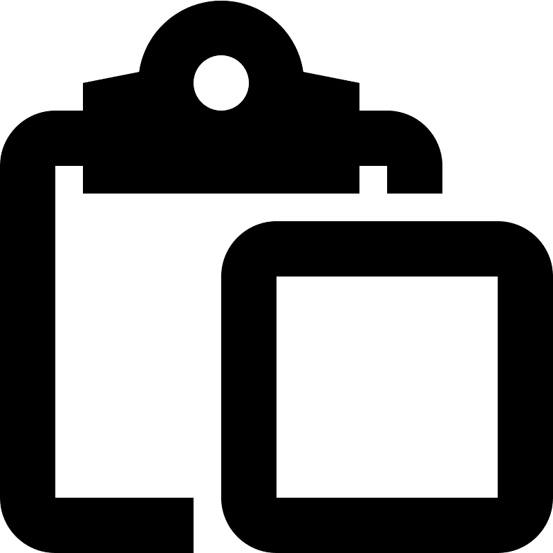 Paste icon. Free download transparent .PNG | Creazilla