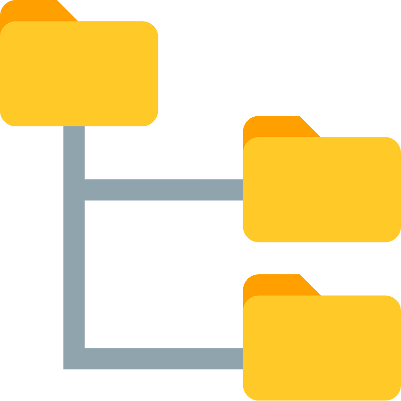 Folder tree Free Vector Icons On Creazilla