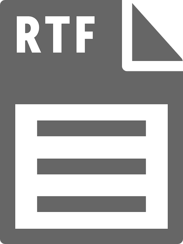 Rtf icon. Free download transparent .PNG | Creazilla