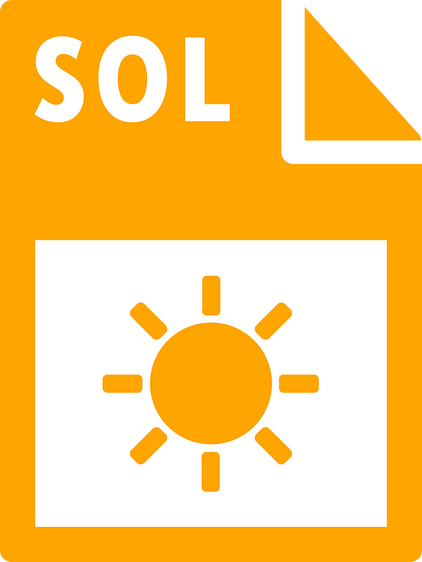 Sol icon. Free download transparent .PNG | Creazilla