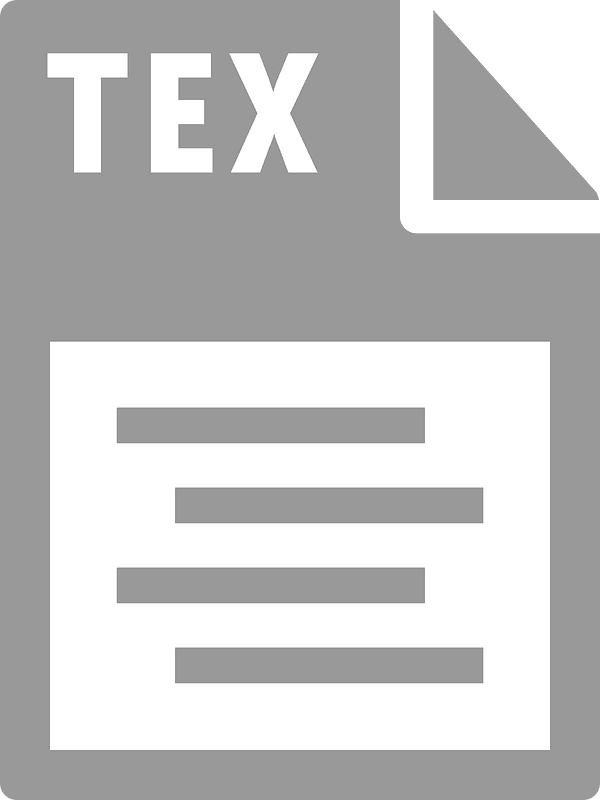 Tex icon. Free download transparent .PNG | Creazilla