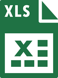 XLS icon. Free download transparent .PNG | Creazilla