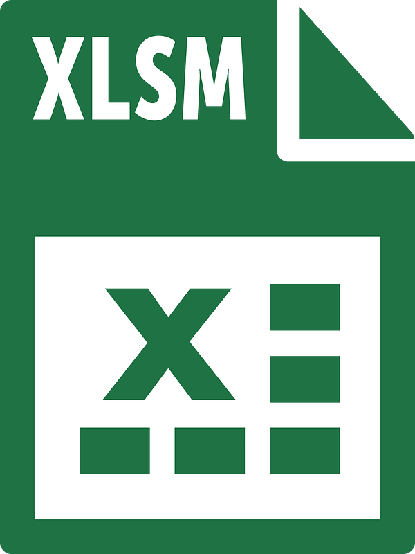 Xlsm icon. Free download transparent .PNG | Creazilla Xlsm icon. Free download transparent .PNG | Creazilla