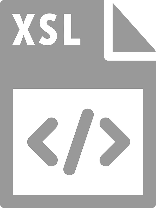 Xsl icon. Free download transparent .PNG | Creazilla