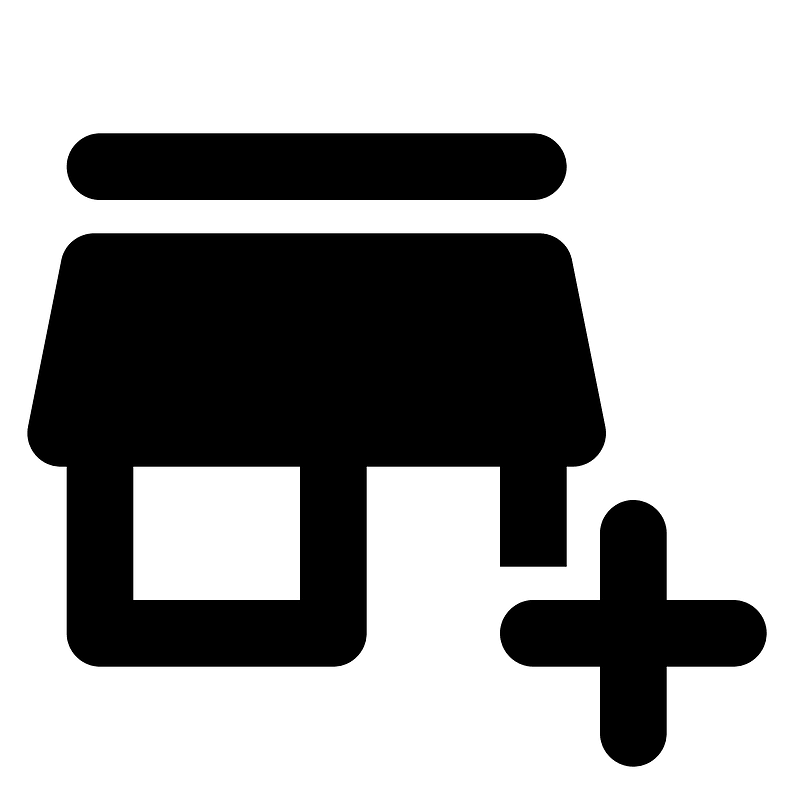 Add business icon. Free download transparent .PNG | Creazilla