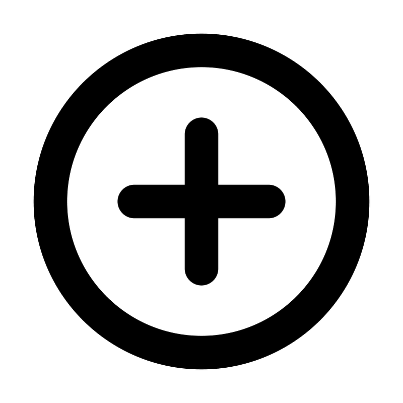 Add circle outline icon. Free download transparent .PNG | Creazilla