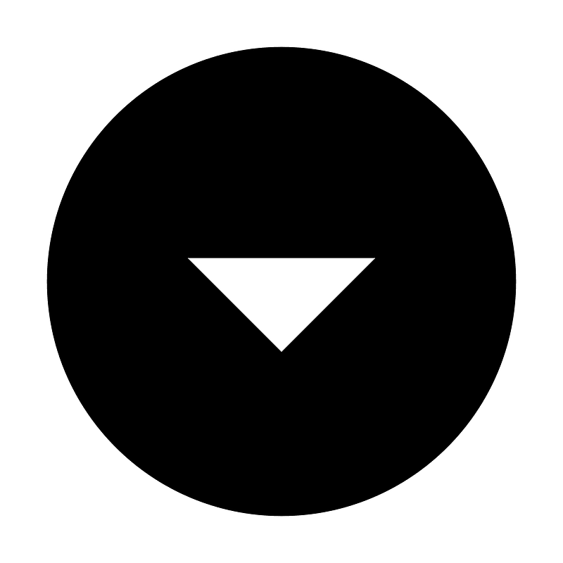 Arrow drop down circle - Free vector icons on creazilla.com