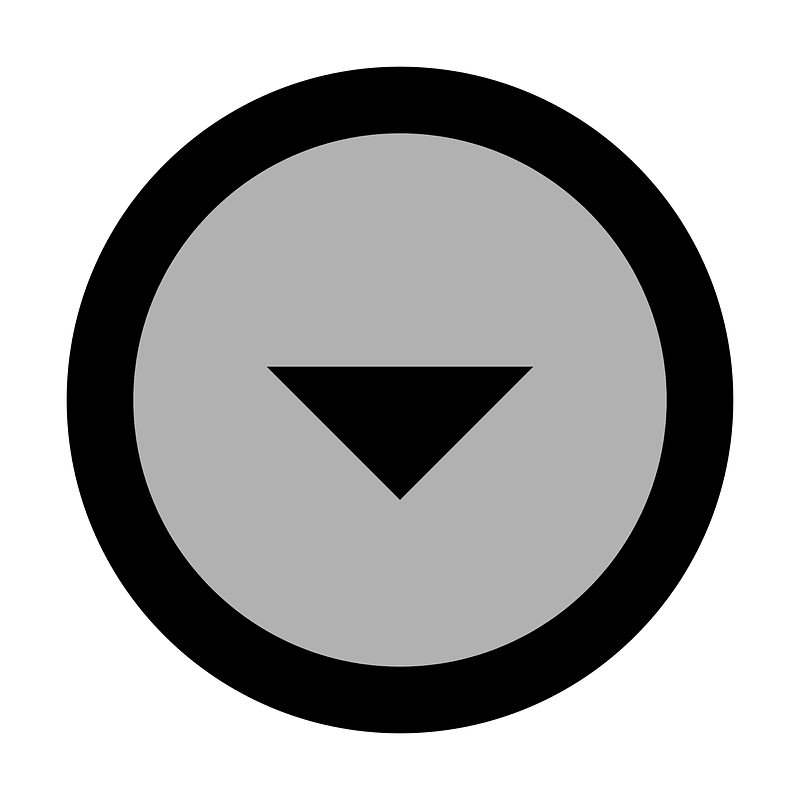 Arrow drop down circle icon. Free download transparent .PNG | Creazilla