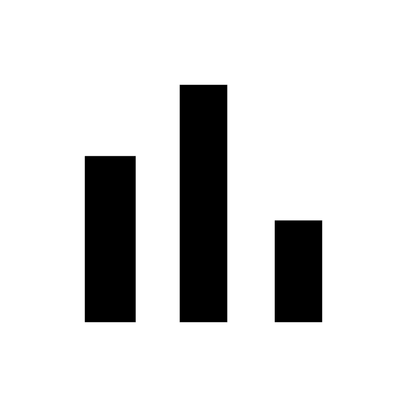 Bar chart icon. Free download transparent .PNG | Creazilla