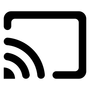 Cast icon. Free download transparent .PNG | Creazilla