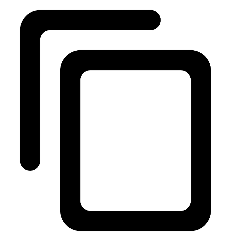 Content copy icon. Free download transparent .PNG | Creazilla