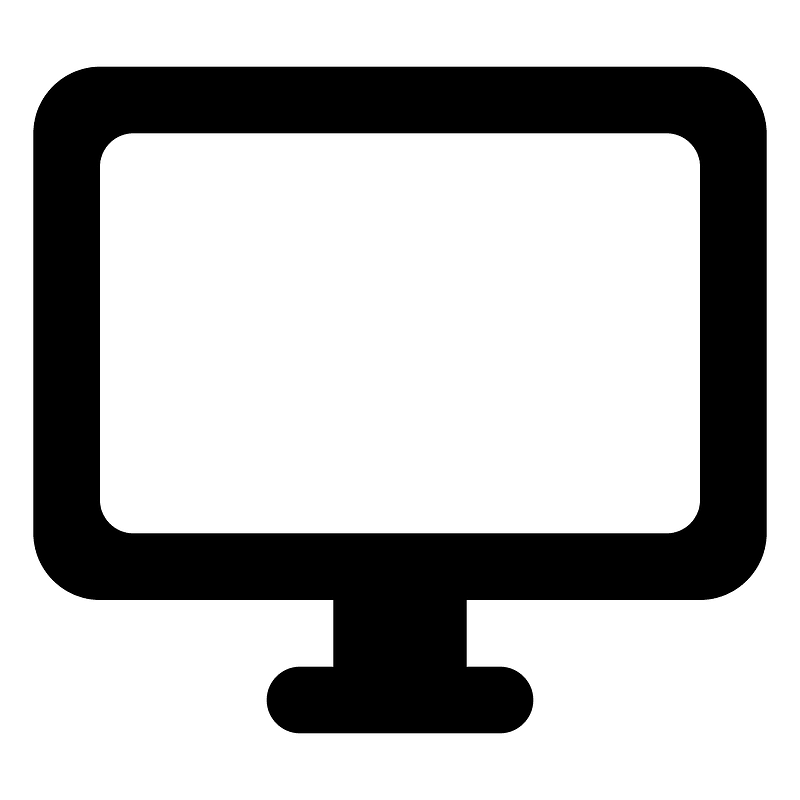 Desktop windows icon. Free download transparent .PNG | Creazilla