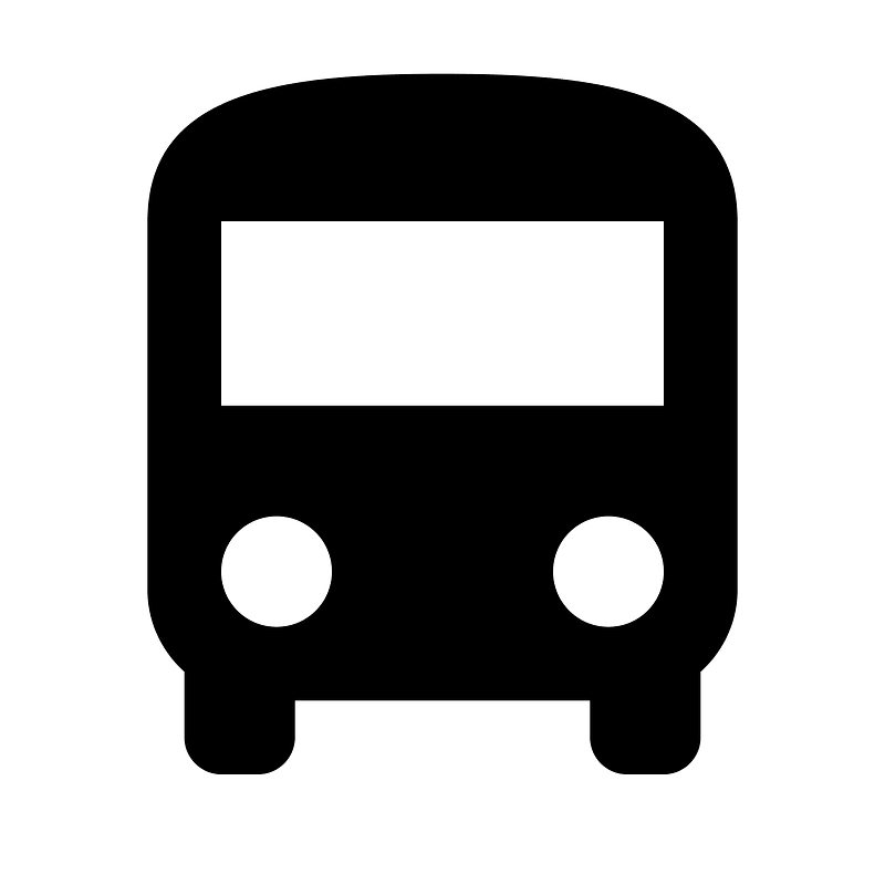 Directions bus icon. Free download transparent .PNG | Creazilla
