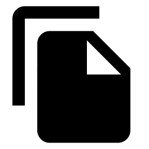 File copy icon. Free download transparent .PNG | Creazilla