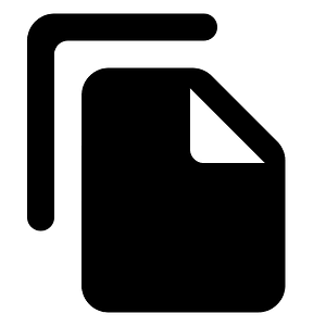 File copy icon. Free download transparent .PNG | Creazilla