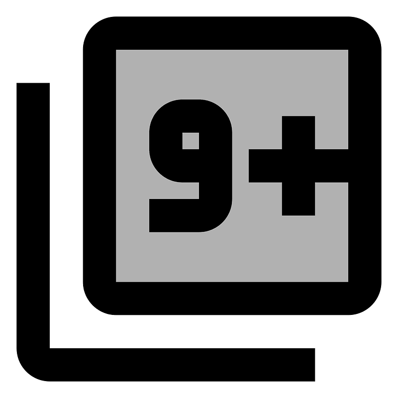 Filter 9 plus icon. Free download transparent .PNG | Creazilla