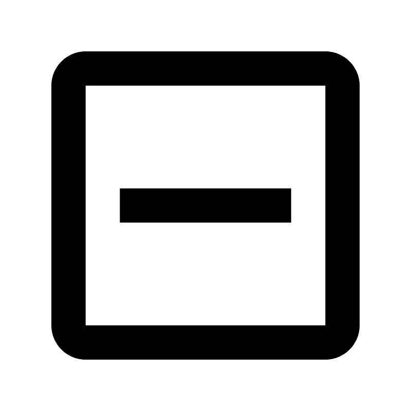 Indeterminate check box - Free vector icons on creazilla.com