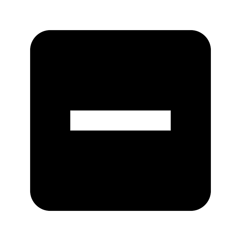 Indeterminate check box icon. Free download transparent .PNG | Creazilla