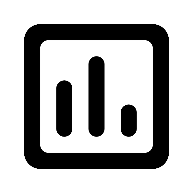 Insert chart outlined - Free vector icons on creazilla.com