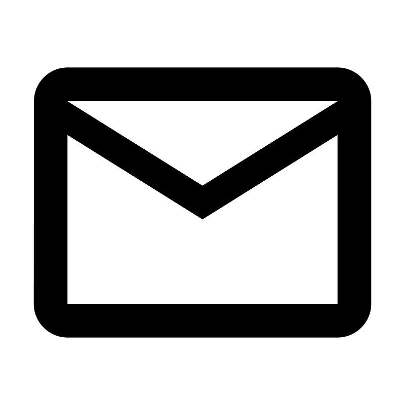 Mail outline icon. Free download transparent .PNG | Creazilla