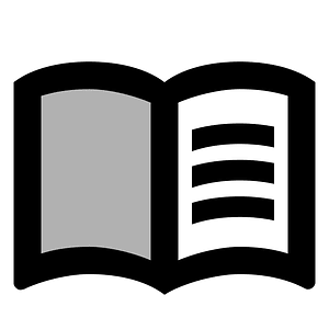 Menu book icon. Free download transparent .PNG | Creazilla