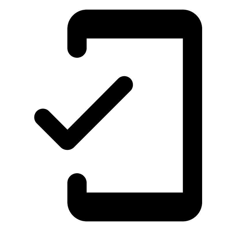 Mobile friendly icon. Free download transparent .PNG | Creazilla