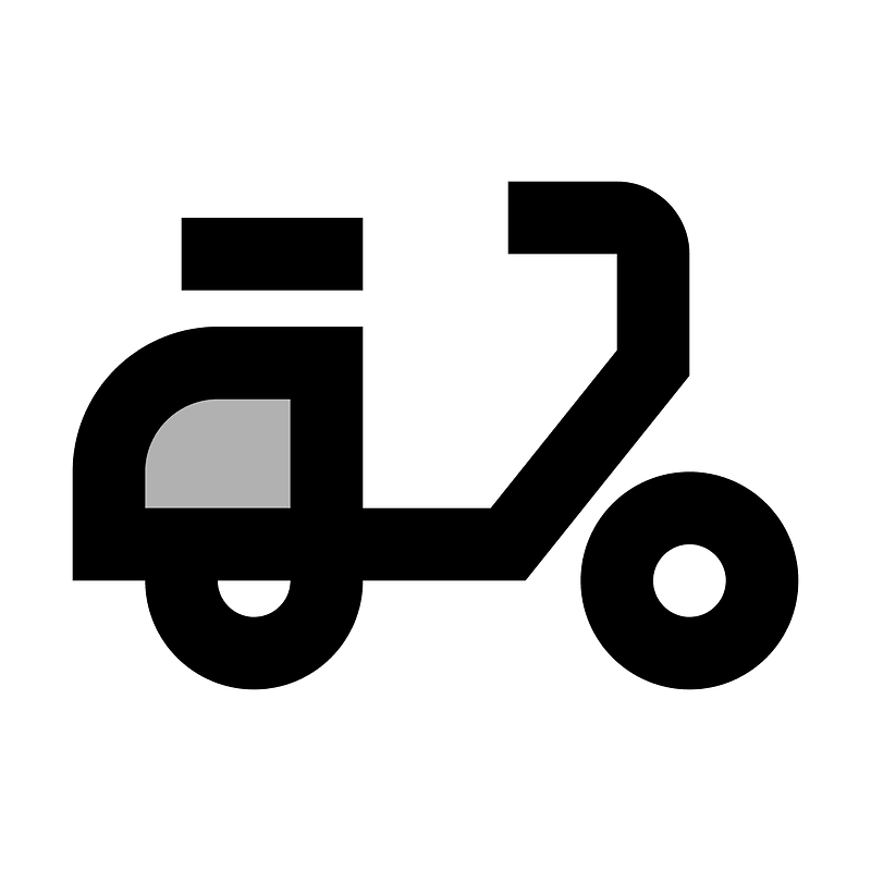 Moped icon. Free download transparent .PNG | Creazilla