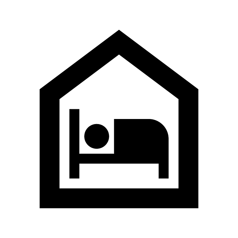 Night shelter icon. Free download transparent .PNG | Creazilla