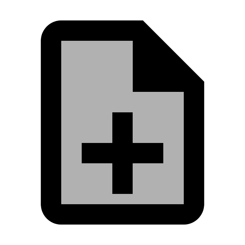 Note add icon. Free download transparent .PNG | Creazilla