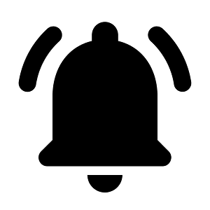 Notifications icon. Free download transparent .PNG | Creazilla