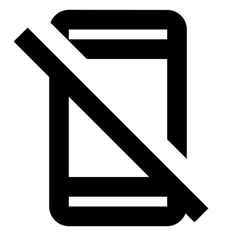 No cell icon. Free download transparent .PNG | Creazilla